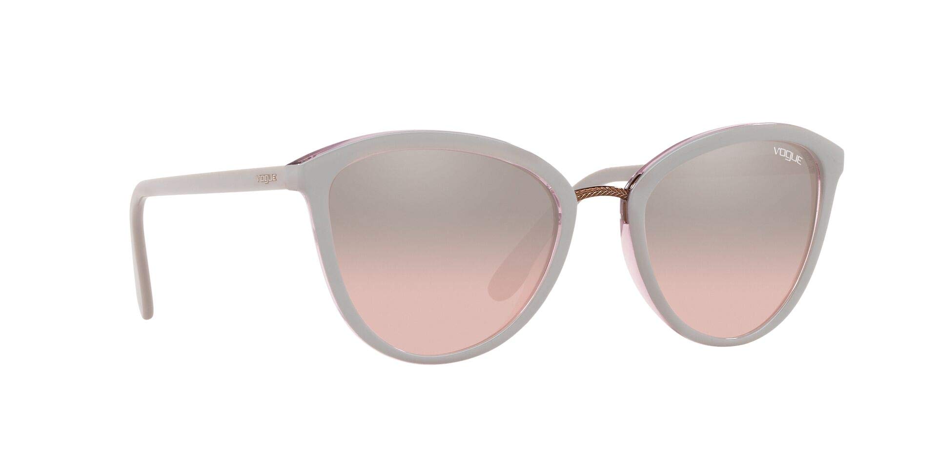 Vogue Eyewear Woman Sunglasses Black Frame, Grey Lenses, 57MM