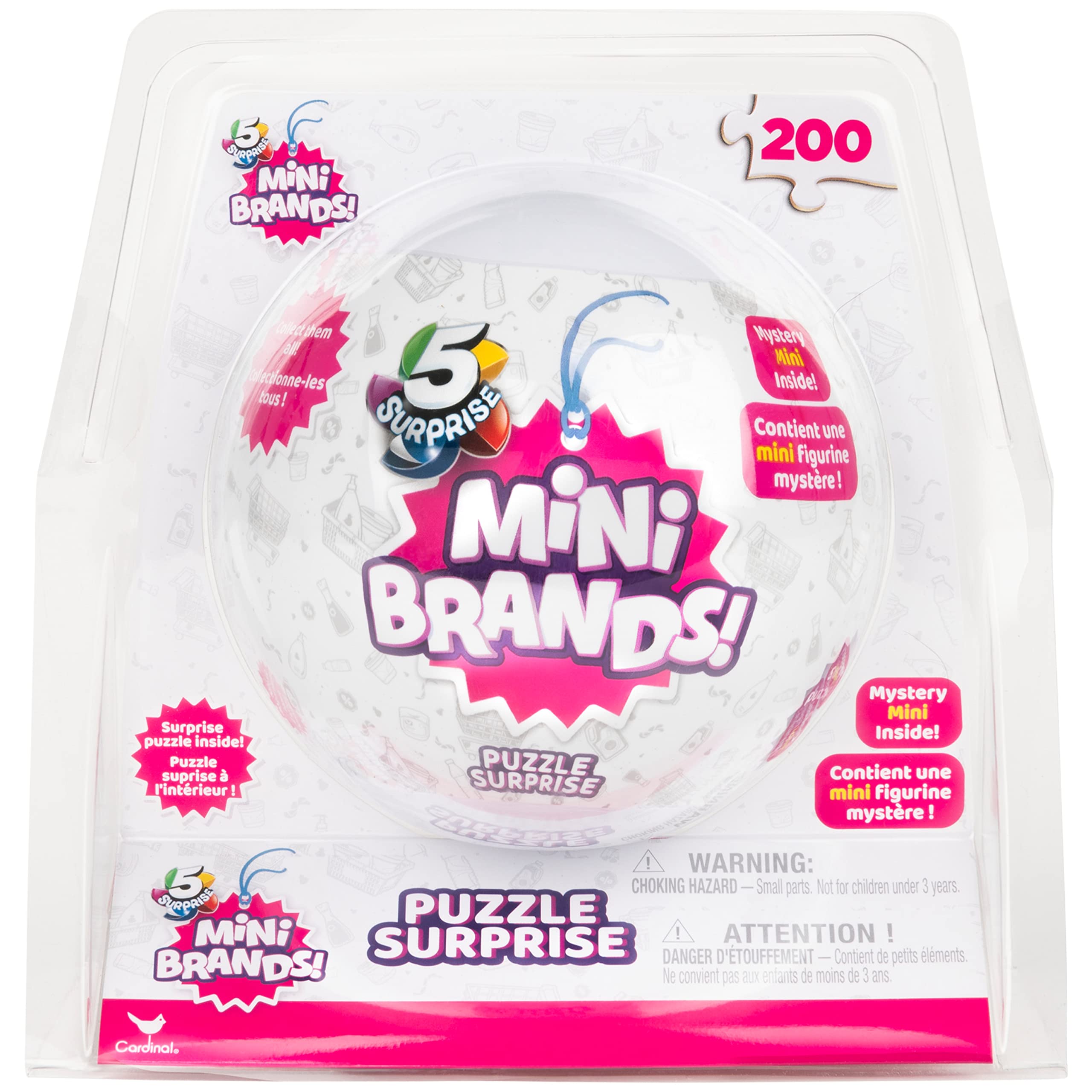 Spin Master Games Mini Brands Mini Market Dash Food Game, for Families and Kids Ages 5 and up