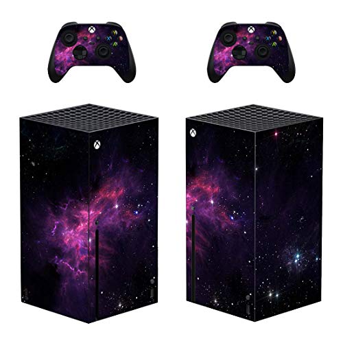 Vinyl Skin Sticker Cover Decal for Microsoft X-box-Series-X Console and Remote Controllers Paysage Color HD Printing (only fit X-box-Series-X )