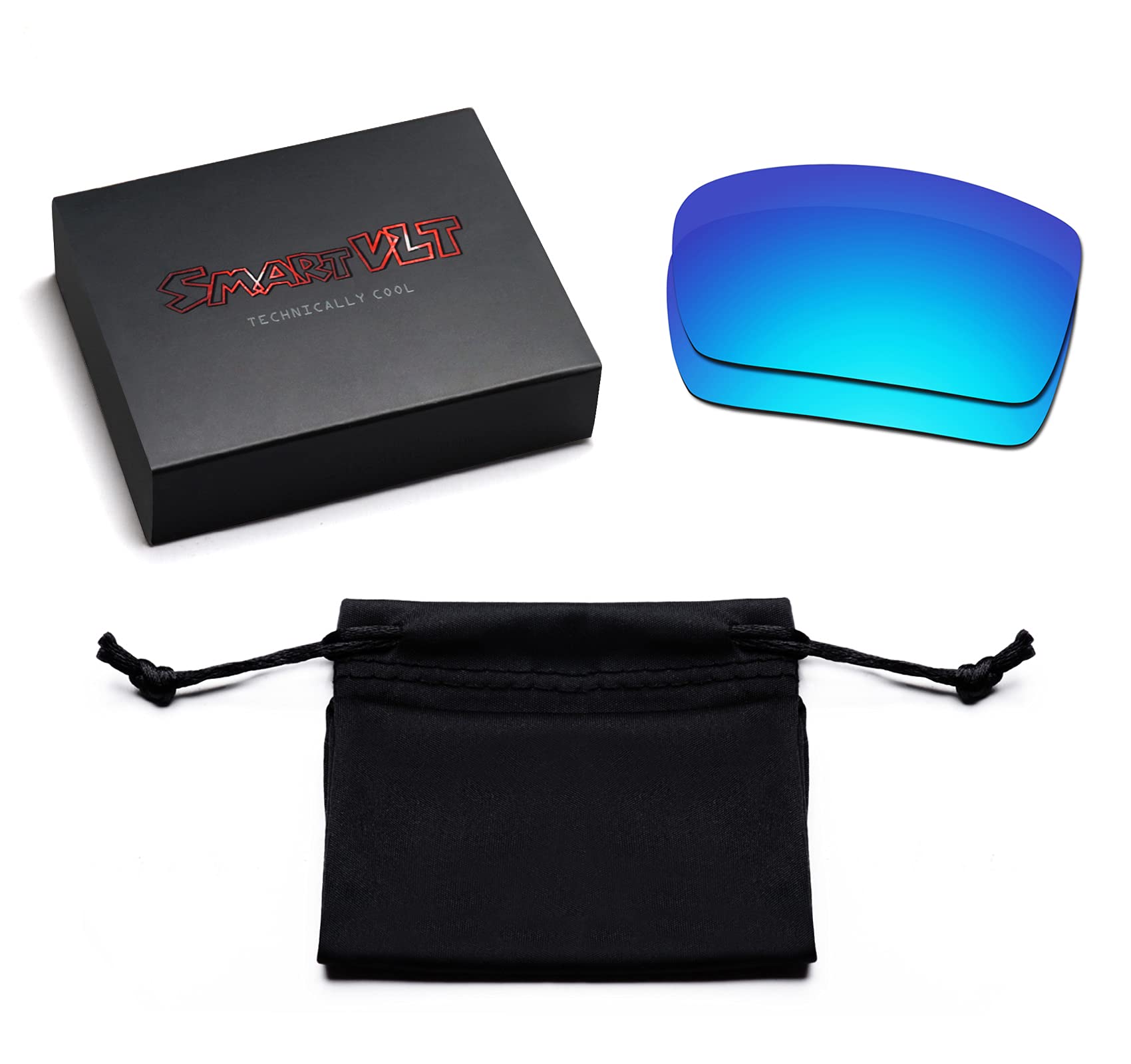 SmartVLT Set of 5 Men's Replacement Lenses for Oakley Flak Jacket XLJ OO9009 Sunglass Combo Pack S01