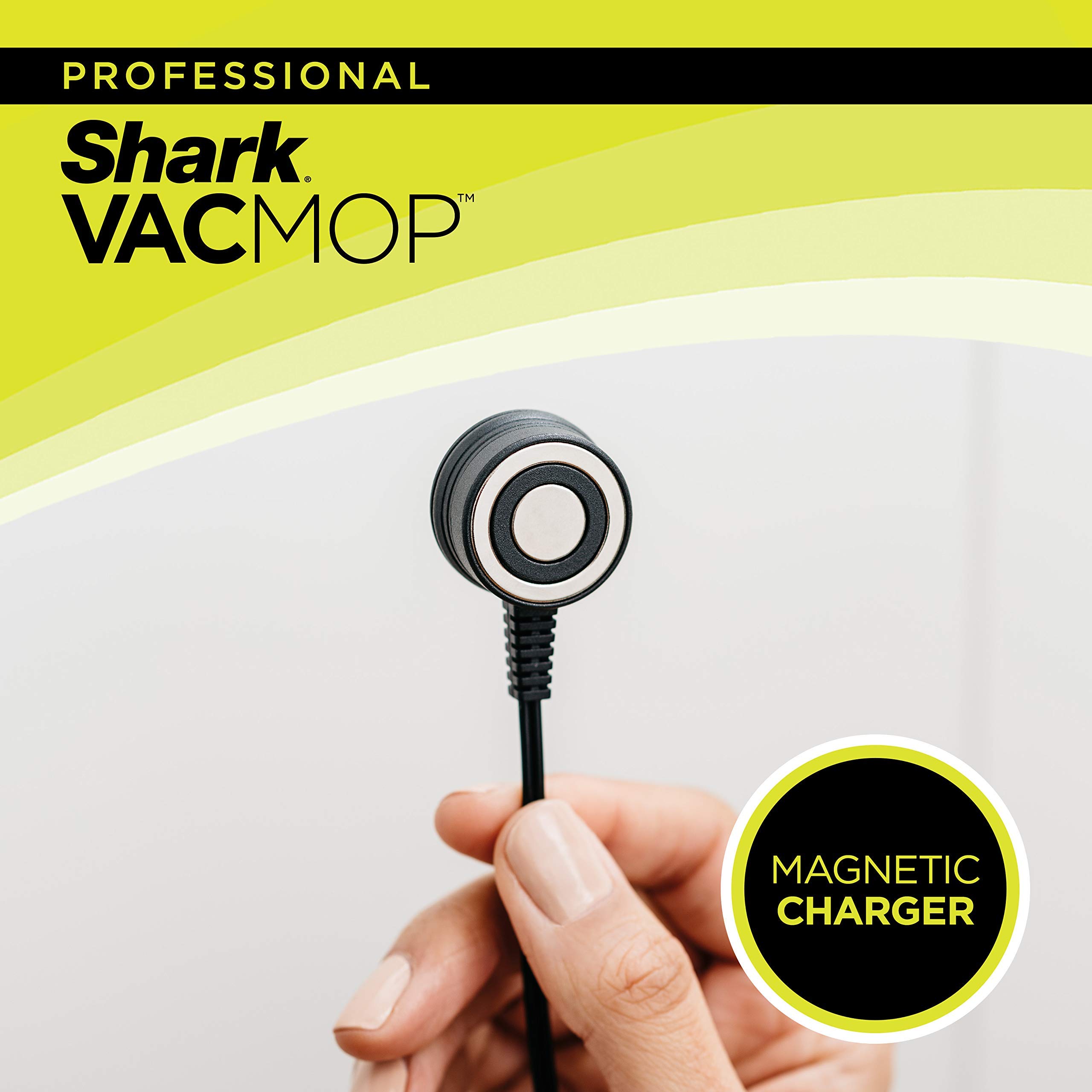 Shark VACMOP Pro Cordless Hard Floor Vacuum Mop with Disposable Pad, Charcoal Gray (Renewed) (VM252 Vacmop Charcoal Gray)