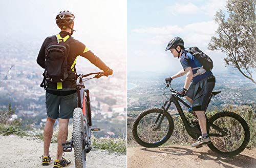 Sportneer Mens Mountain Bike Shorts - 3D Padding MTB Cycling Shorts for Men with Liner and Loose Fit (Medium, Grey)