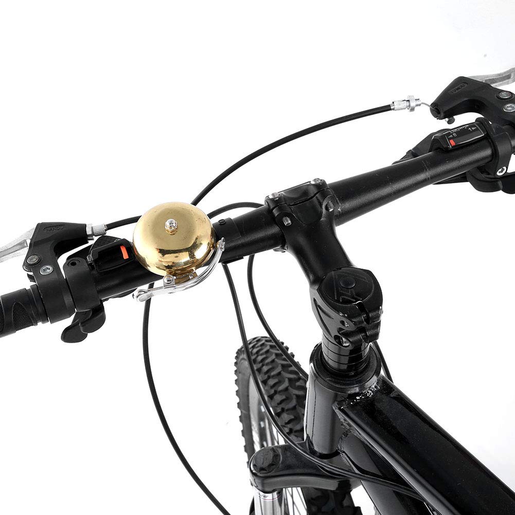 Ueohitsct Classic Copper Mountain Bicycle Bike Cycling Handlebar Bell Ring Horn Sound Alarm Loud Safety