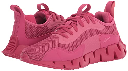Reebok Women's Zig Dynamica Running Shoe, Semi Pursuit Pink, 10