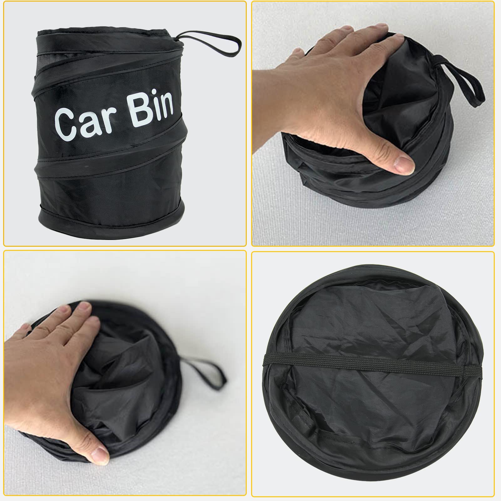 YZHSJC Foldable Pop-up Car Trash Bin