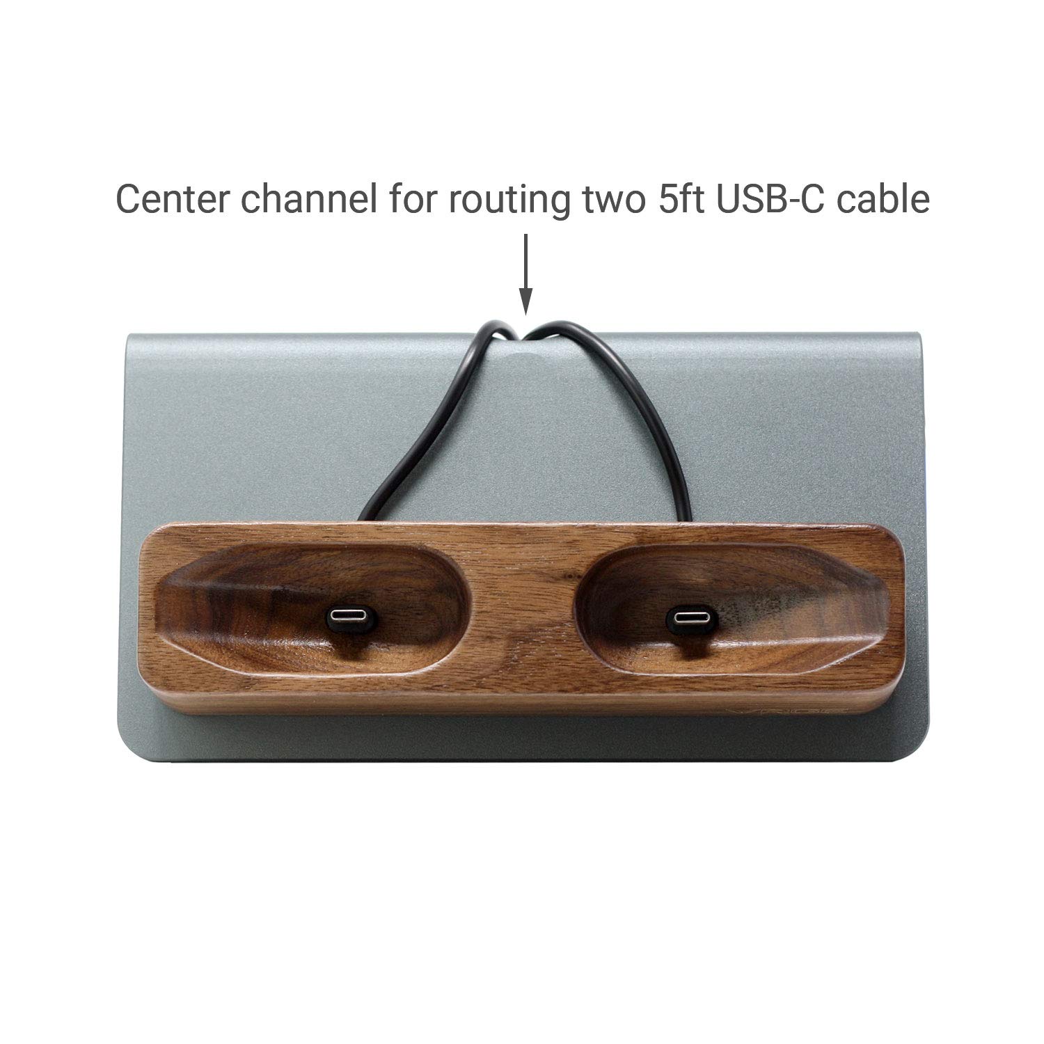 VRGE - Valve Index VR Wall Mount Charging Stand Station : Holds Both Valve Index VR Headset and charges USB VR Controllers
