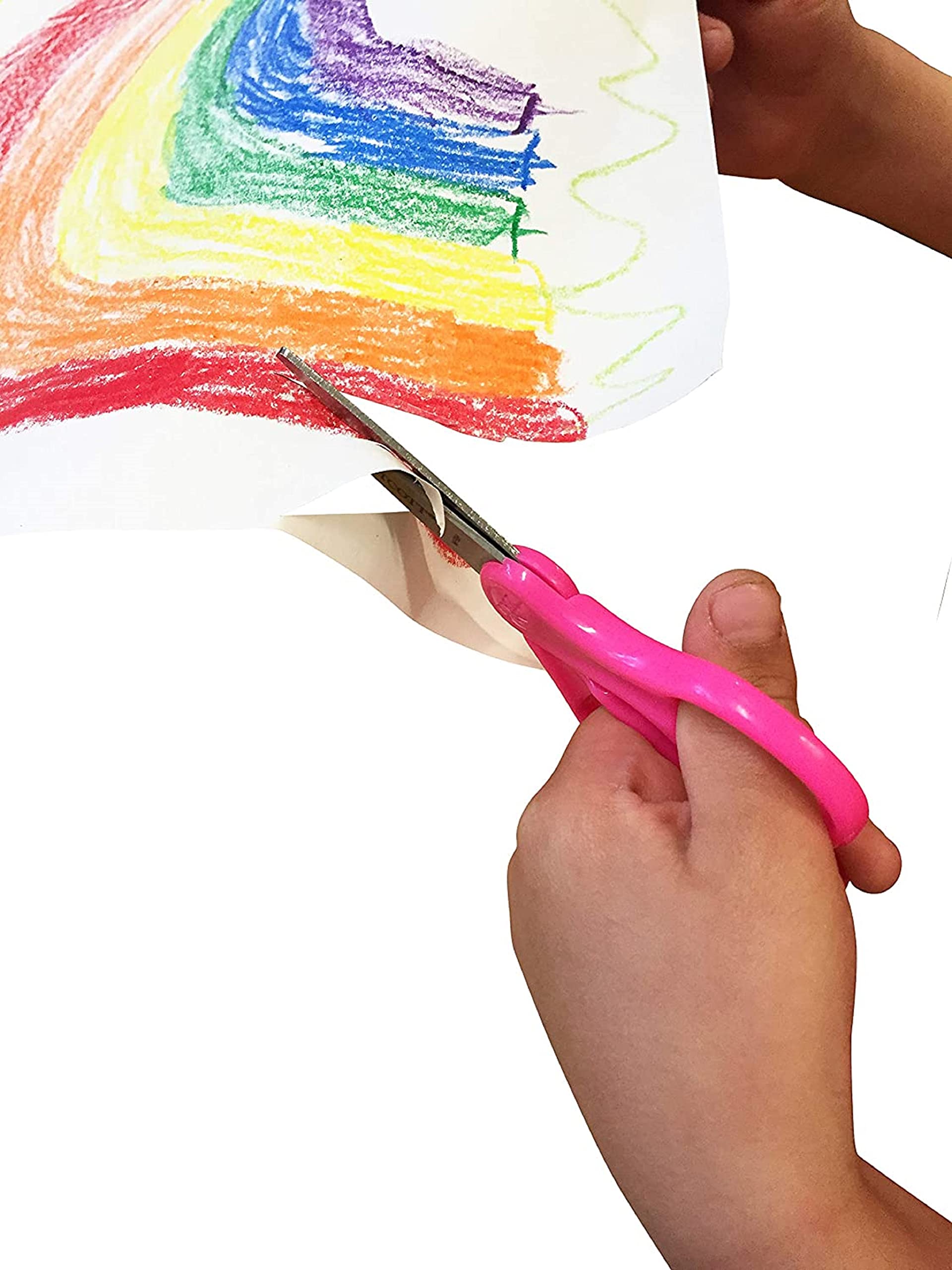 Westcott Right- & Left-Handed Scissors For Kids, 5ββ Pointed Safety Scissors, Assorted, 12 Pack (13141)