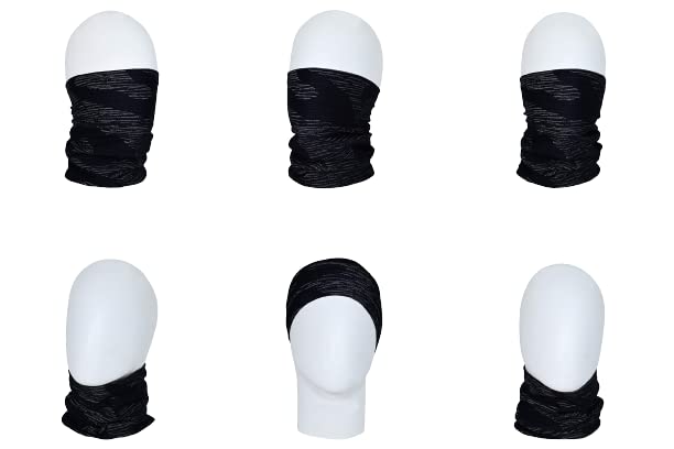 The Innovative Thinkers Pack of 6 Cotton Neck Gaiter for Men, 12 X 8.5