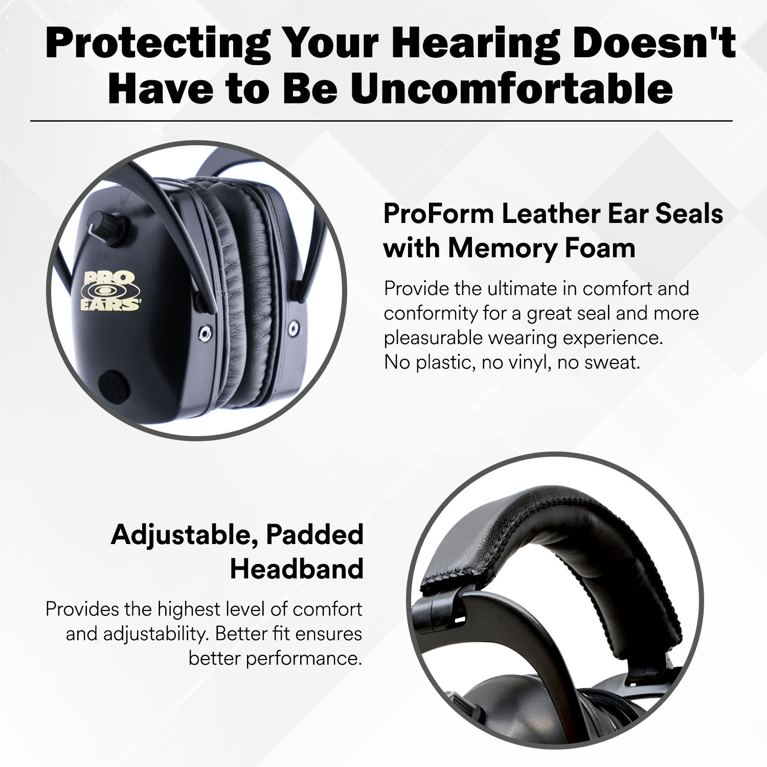 Pro Ears - Pro Tac Mag Gold - Military Grade Electronic Hearing Protection and Amplification - NRR 30 - Range Ear Muffs - Lithium 123a Batteries - Green