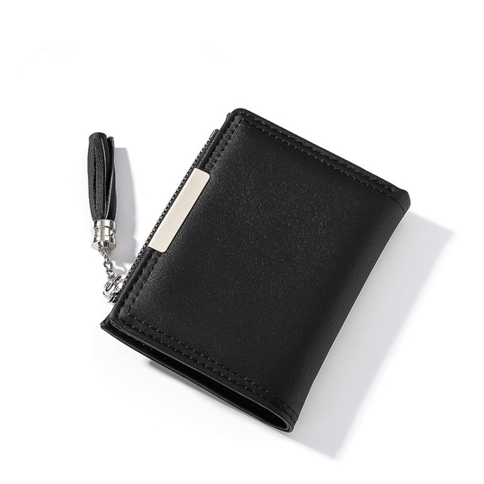 ZEBFYM Women's Wallets, Card Cases & Money Organizers, PU Leather Small Wallets (Color : Black)
