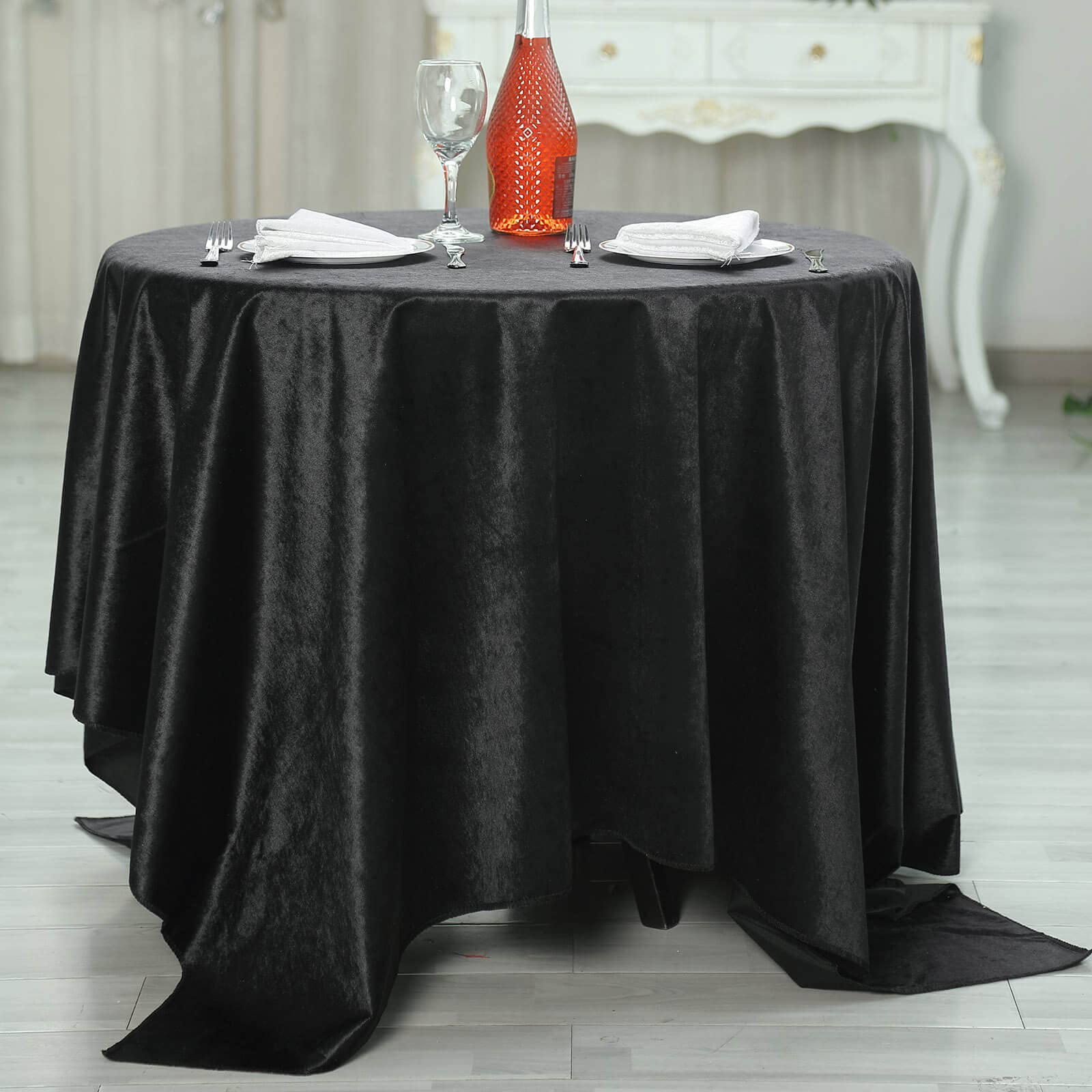 Tableclothsfactory 72"x 72" Purple Premium Velvet Square Table Overlay Square Tablecloth Cover for Wedding Party Event Banquet