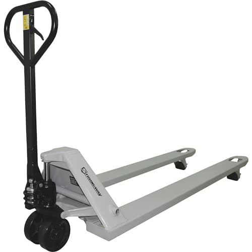 Strongway Pallet Jack with Extra-Long Fork - 4400-Lb. Capacity