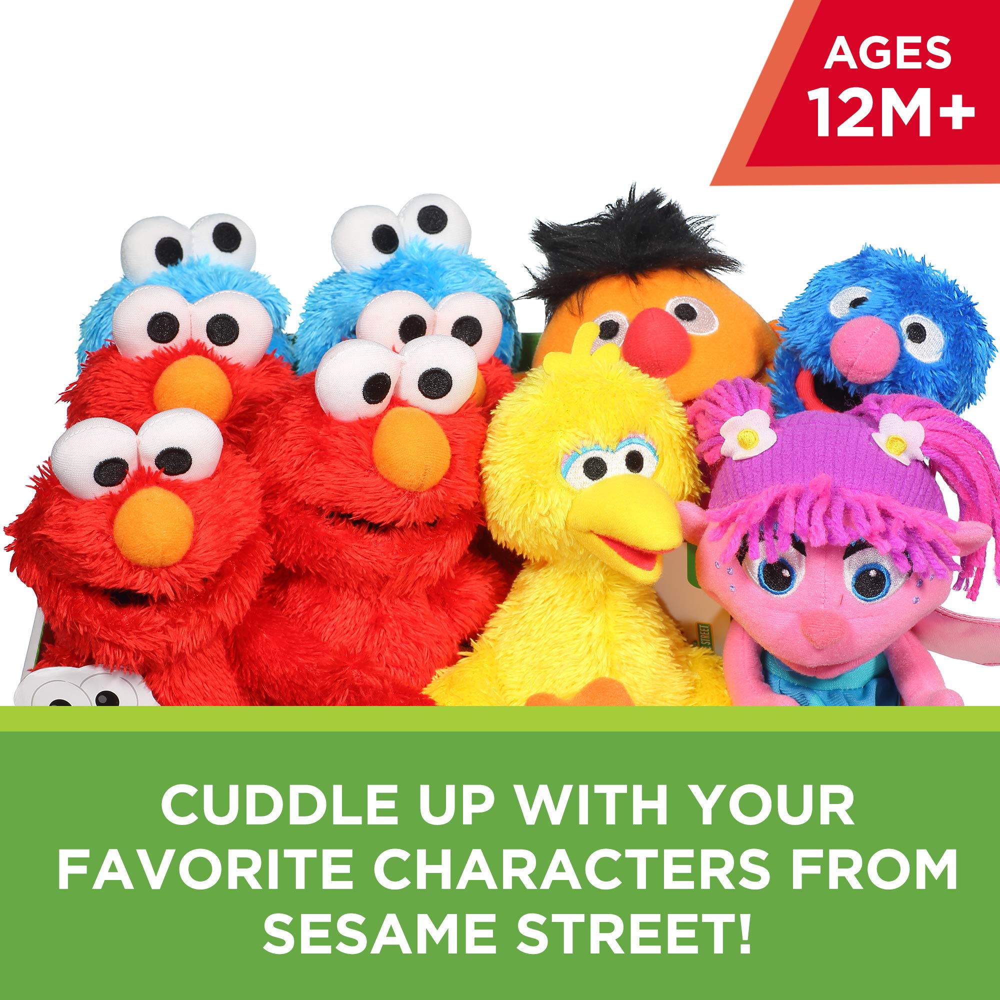 Sesame Street Plush Bundle featuring Elmo, Cookie Monster and Grover, Ages 12 months and up (Amazon Exclusive)