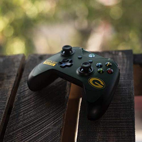 Skinit Decal Gaming Skin Compatible with Xbox One Elite Controller - Officially Licensed NFL Green Bay Packers Green Performance Series Design