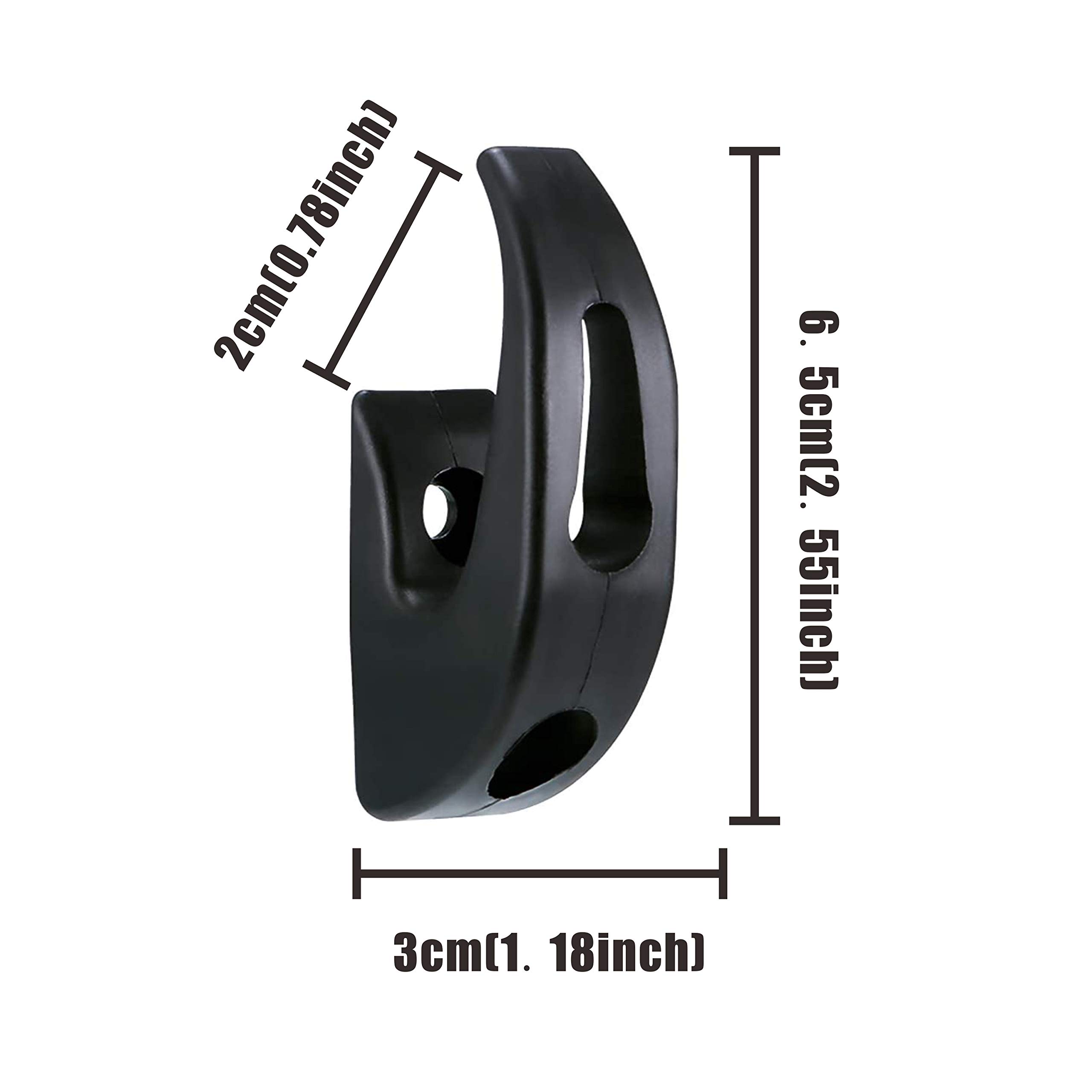 Tinke Electric Scooter Front Claw Hanger Plastic Carrying Hook Storage Bag Hook Compatible for Xiaomi M365/Pro 1S