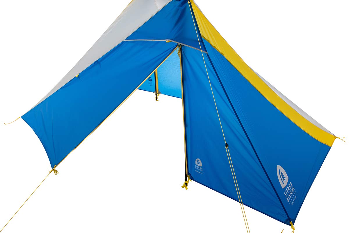 Sierra Designs High Route Tarp 2P, Two-Person Ultralight Backpacking Tarp, Minimalist Trekking Pole Design Shelter