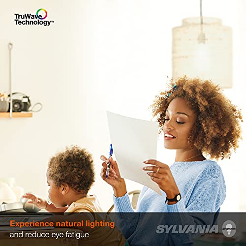 SYLVANIA LED TruWave Natural Series Ceiling Fan / Fixture Light Bulb, 60W A15 Soft White Medium Base, Dimmable, Frosted - 2 Pack