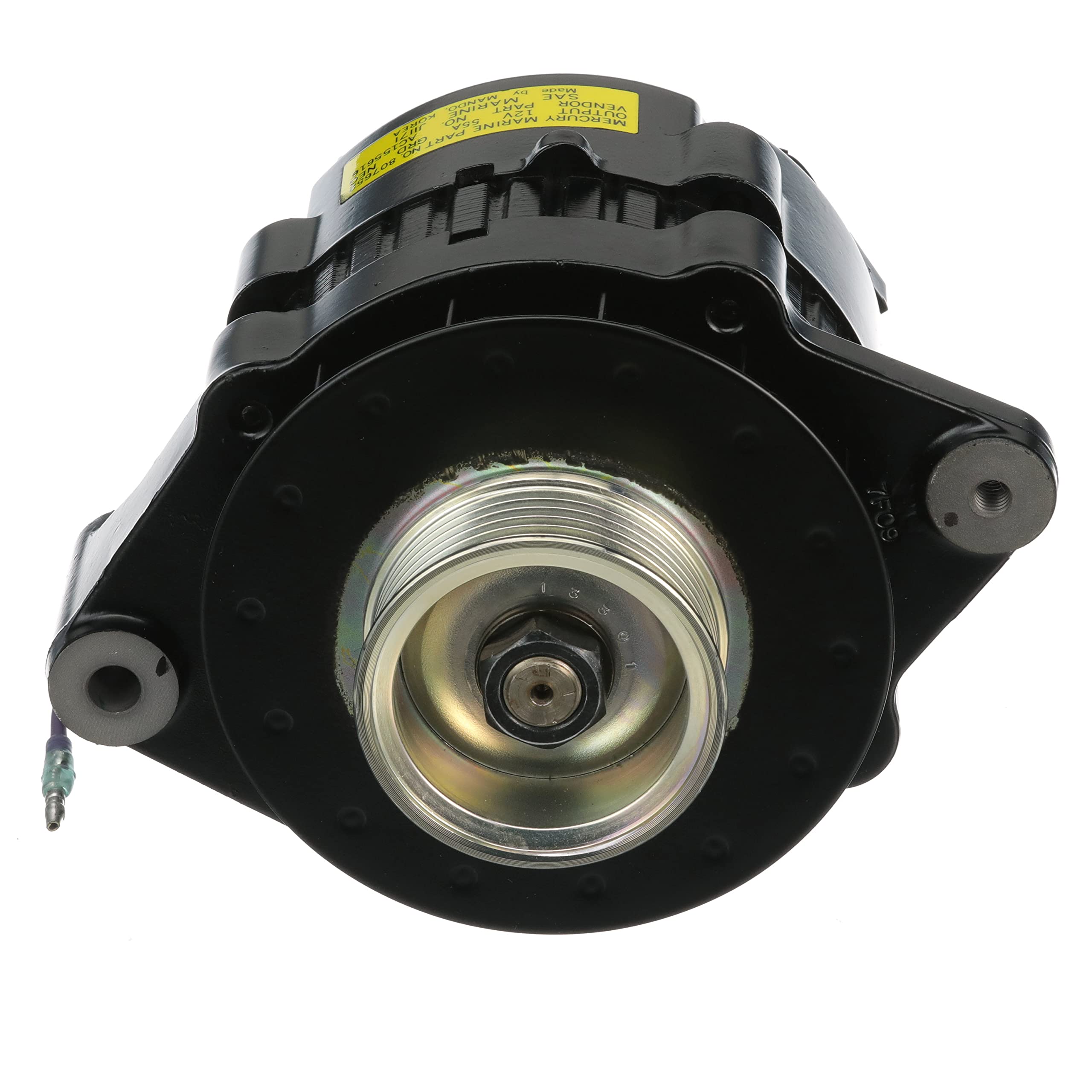 Quicksilver 807652T 55 Amp Alternator, Mando, Serpentine Belt for V-6 and V-8 MerCruiser Stern Drives or Inboard Engines Made by General Motors (1996-1999)