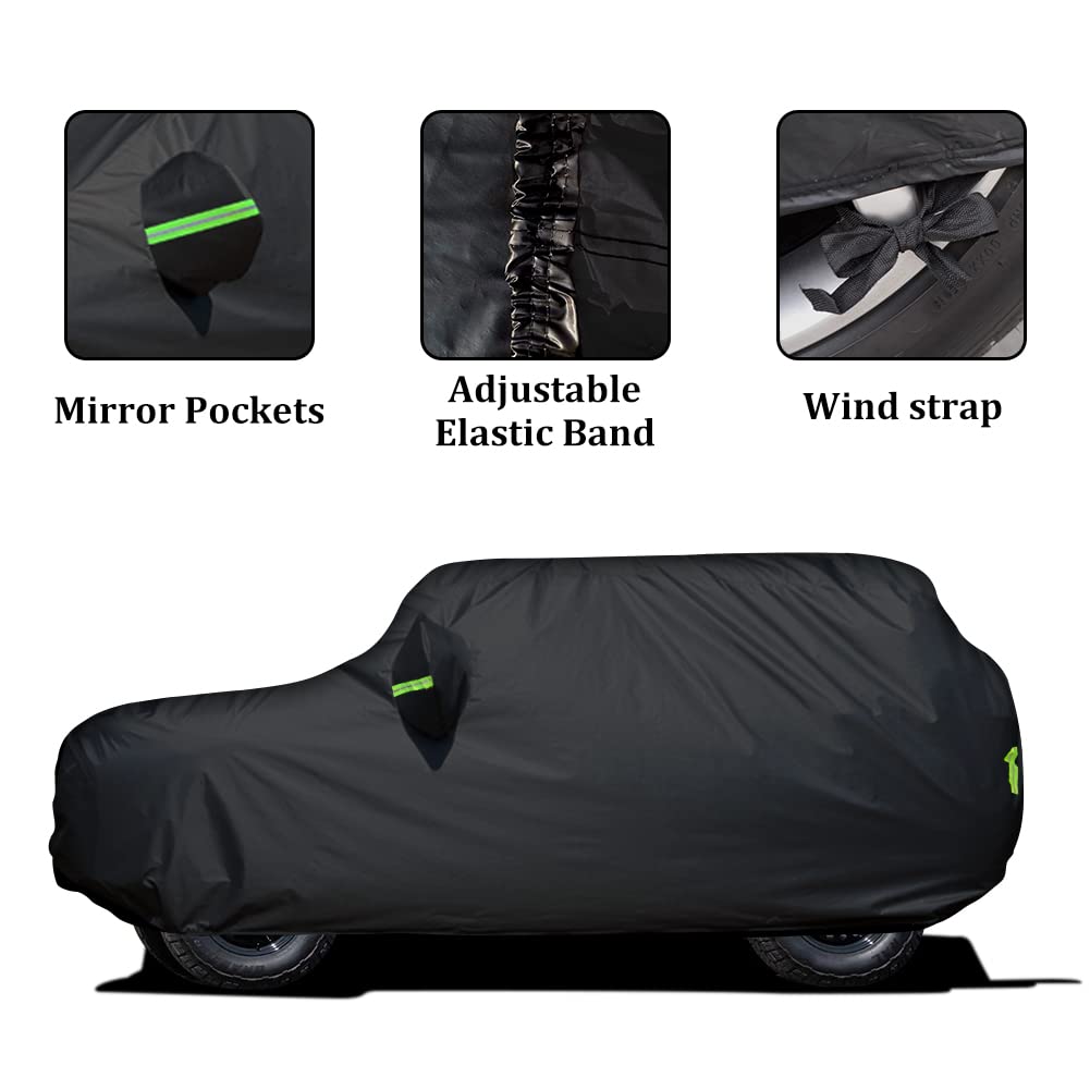 WinPower Outdoor Car Cover Waterproof Full Cover Protection Compatible with 2021 2022 Bronco