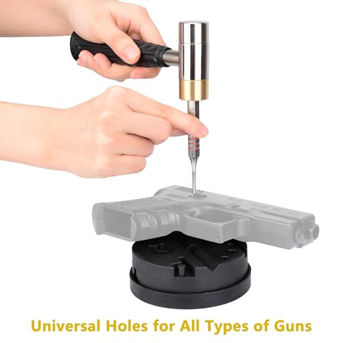Pridefend Bench Block, Non-Slip Gun Armorers Block Made with Non Marring Materials Universal for M1911 Pistol and Other Handguns