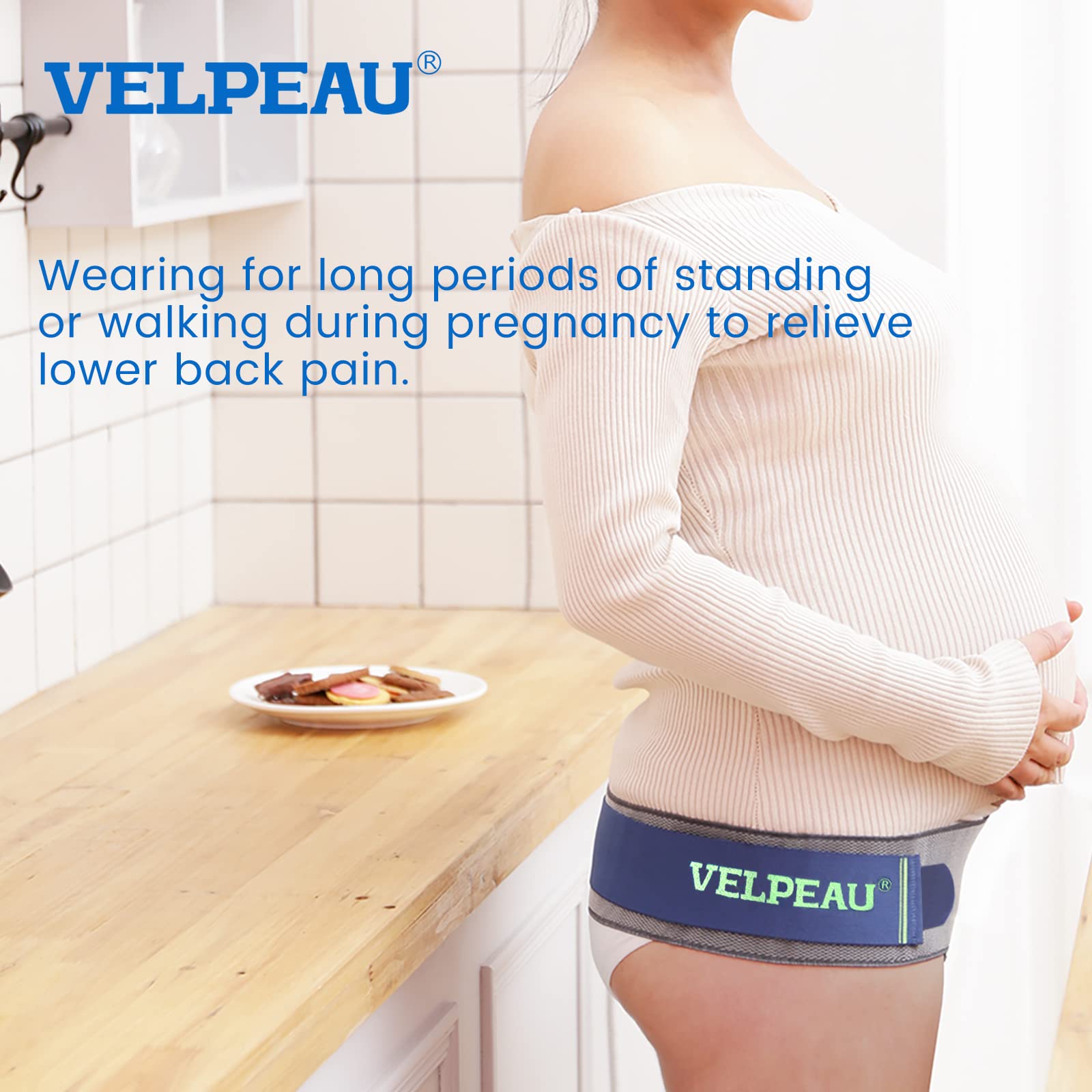 Sacroiliac Belt for Man and Women - Si Joint Hip Support for Lower Back, Pelvic, Sciatic Pain, Trochanter Brace - Anti-Slip & Pilling-Resistant