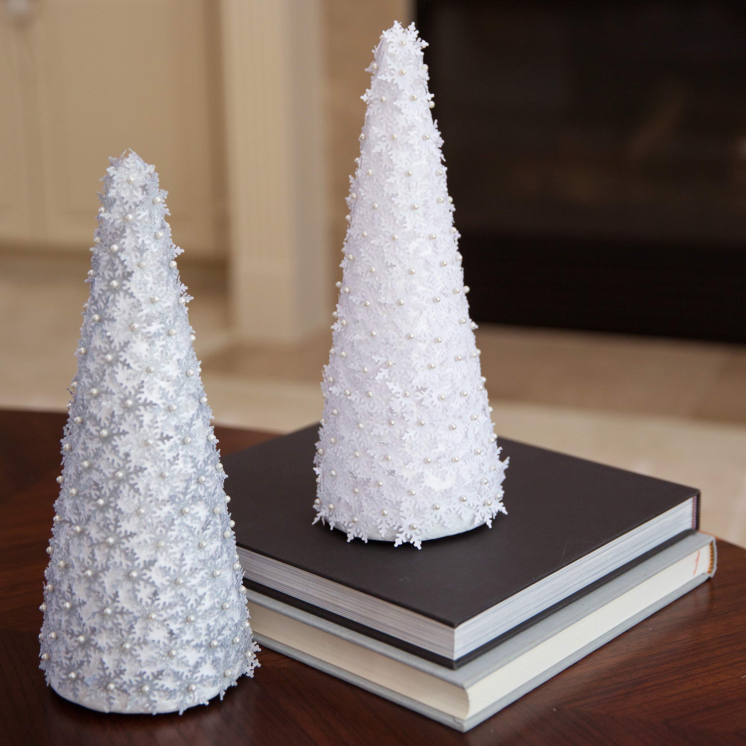 Printworks Printable White Glitter Cardstock, Perfect for Holiday School and Craft Projects, 15 Sheets, 8.5β x 11β (00514)