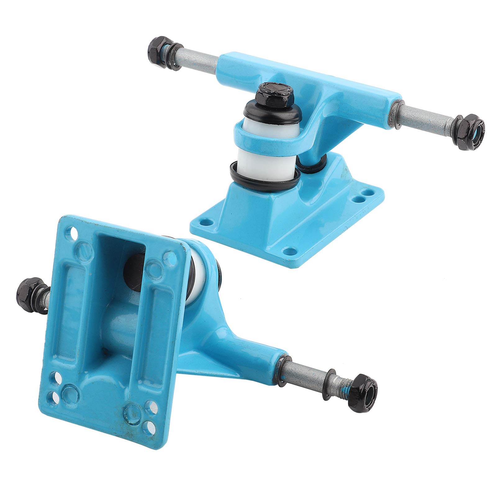 Skateboard Truck,2pcs Skateboard Trucks Combo 3.25inch Wheels ABEC Longboard Skatebaord Accessory(2#)