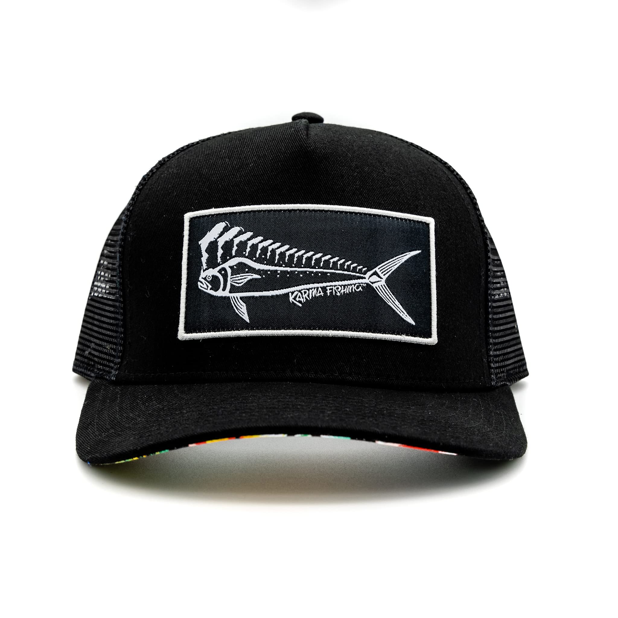 Regular Black with Floral Undervisor