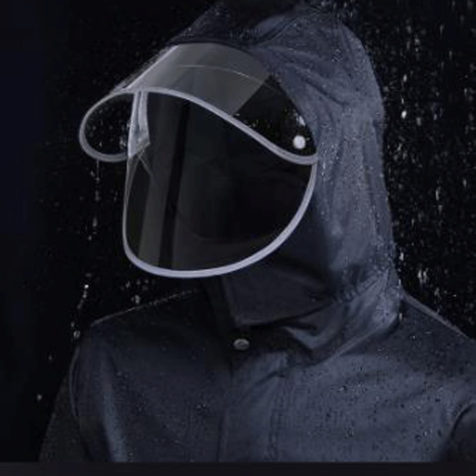 SETEXI Raincoats, Raincoats Suit Motorcycle Rain Coat Pants Reflective Strip Poncho Waterproof Rain Jacket Cycling Hiking Protective Rain Gear