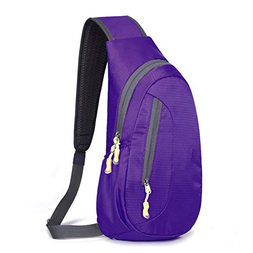 Sling Chest Bag Small Mini Cross Body Shoulder Backpacks with Adjustable Belt for Men Women Outdoors Travel Phone