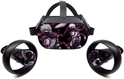 Superhero anime Stickers Skin for Oculus Quest, Protective, Durable, and Unique Vinyl Decal Wrap Cover | Easy to Apply, Remove, and Change Styles by ok anh yeu