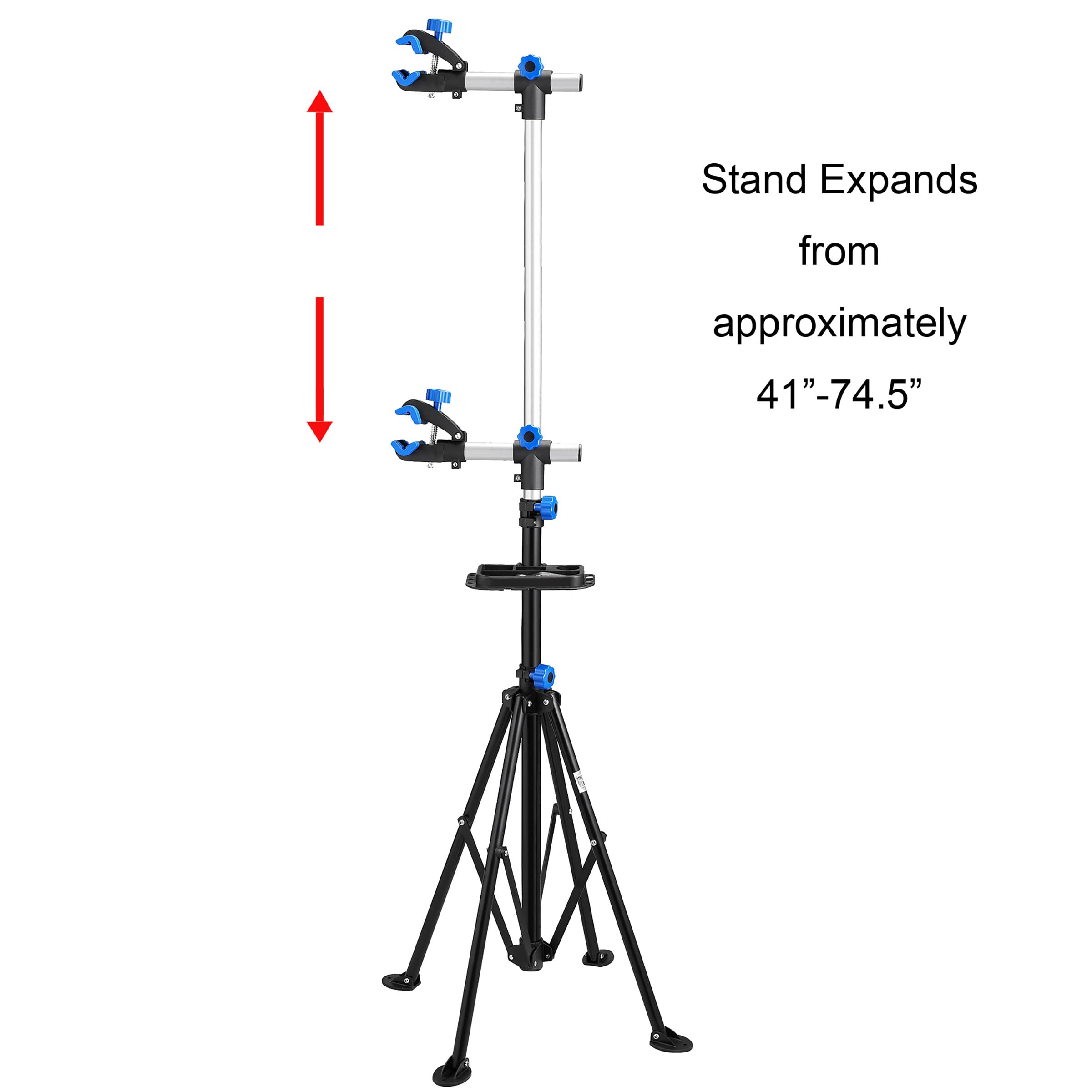 RAD Cycle products Pro Bicycle Adjustable Repair Stand Holds up to 66 Pounds or 30 kg with Ease for Home or Shop Road Pro Stand
