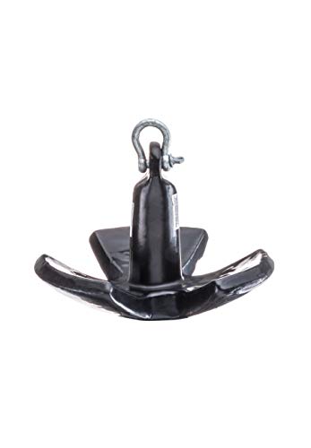 Seachoice River Anchor, Black Vinyl Coated Cast Iron, 20 Lbs.