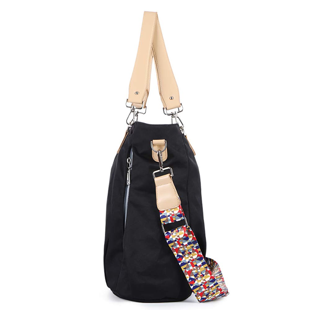 UARERISE Baby Diaper Bag Waterproof Mummy Bag,Large-Capacity Mommy Handbag (Black)