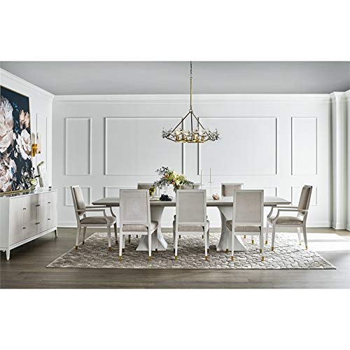 Universal Furniture Mirand Kerr Wood Dining Arm Chair (Set of 2) in White