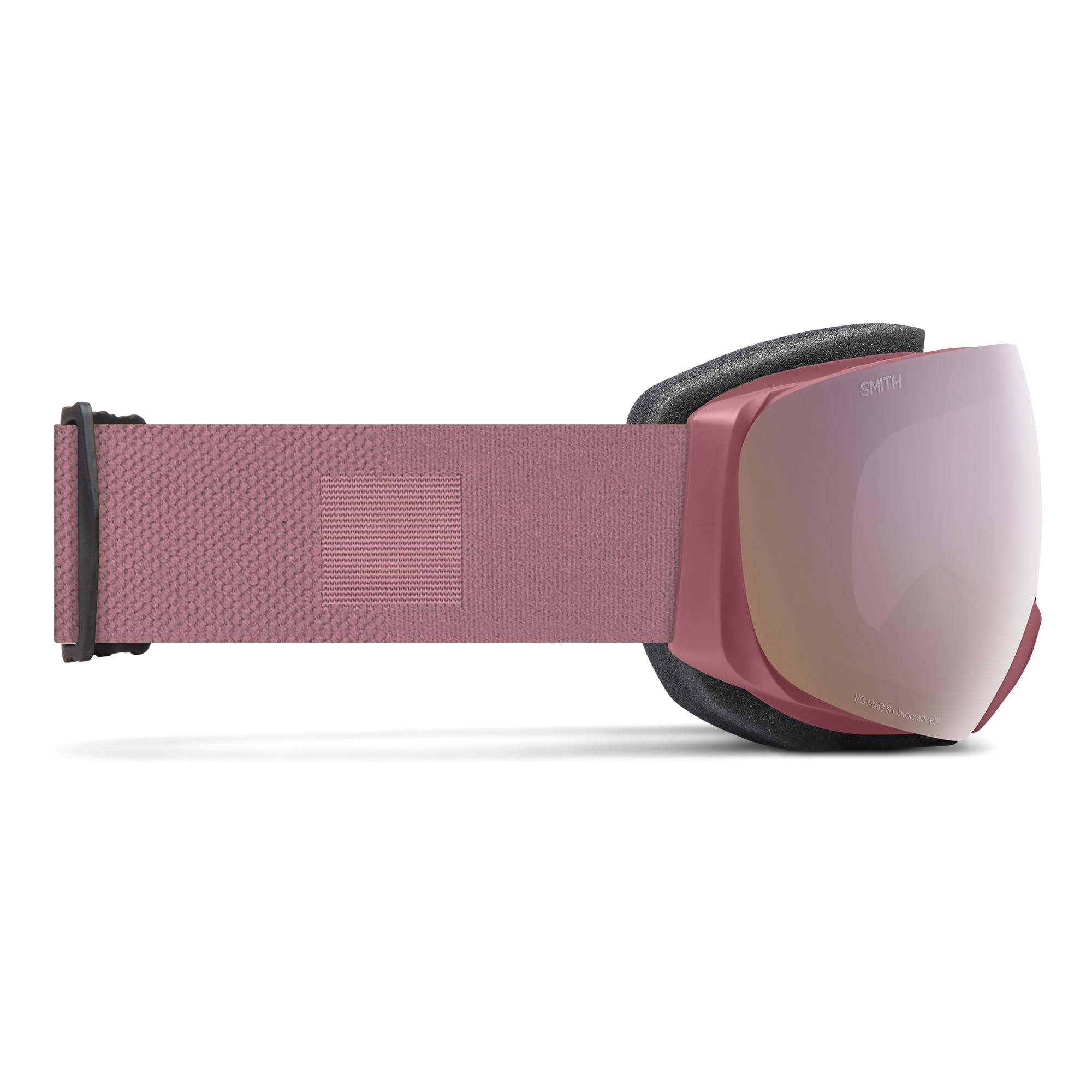 SMITH I/O Mag S Asian Fit Snow Goggle - White Florals | Chromapop Sun Platinum Mirror + Bonus Lens