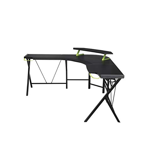 RESPAWN 2000 Gaming Computer Desk, L Shaped Desk, in Green RSP 2000 GRN