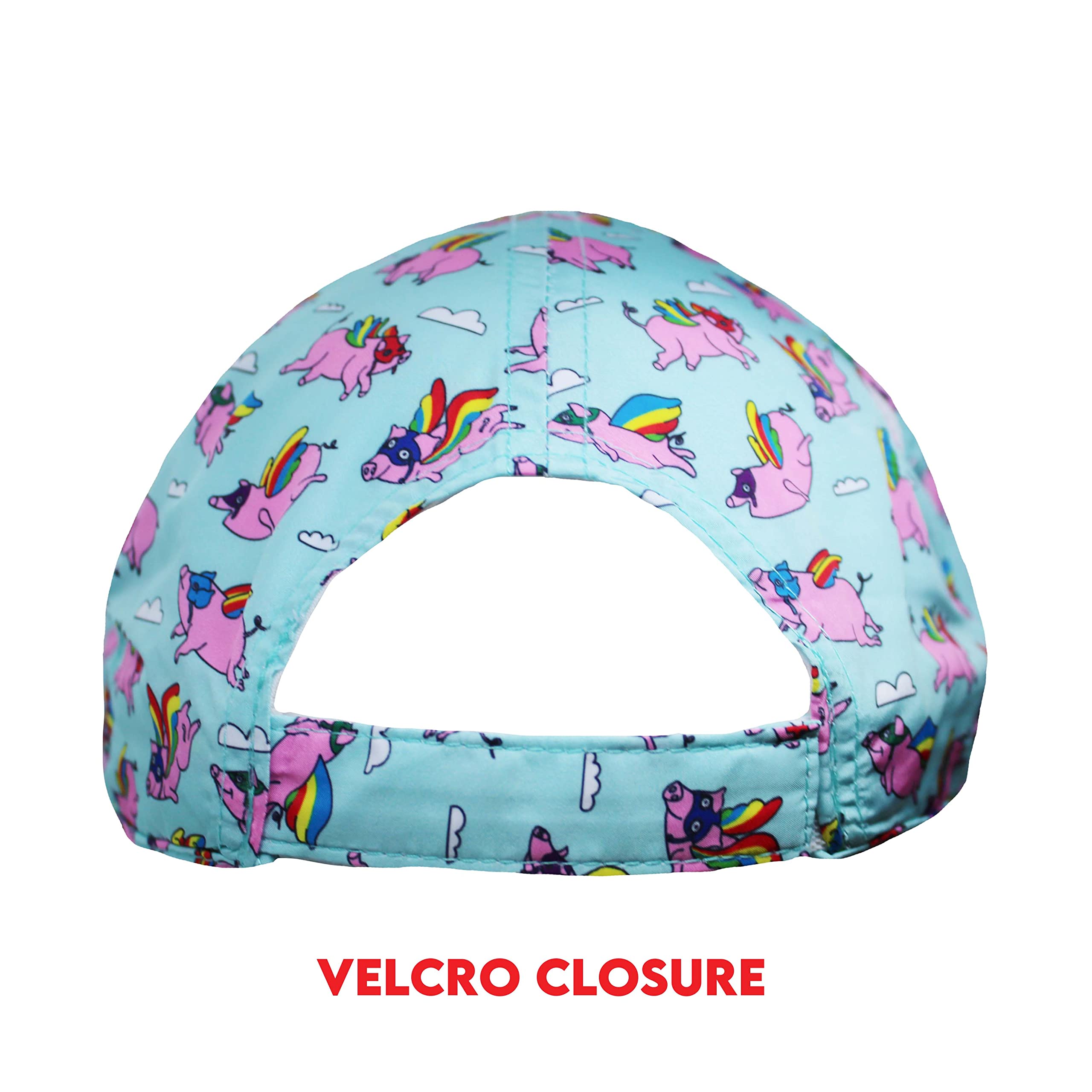 Sprints Flying Pigs Race Day Performance Running Cap | The Lightweight, Quick Dry, Sport Hat Sky-Blue, One Size
