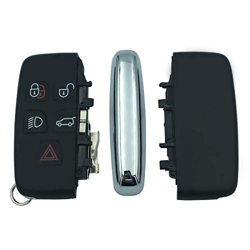 Replacement Keyless Entry Remote Case Shell Fit for Land Rover Range Rover Sport LR2 LR4 Evoque Key Shell Fits Jaguar