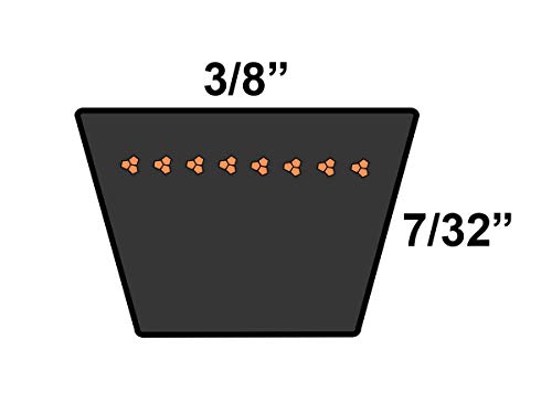 Replacement for Brunswick Corp 15650662 Belt