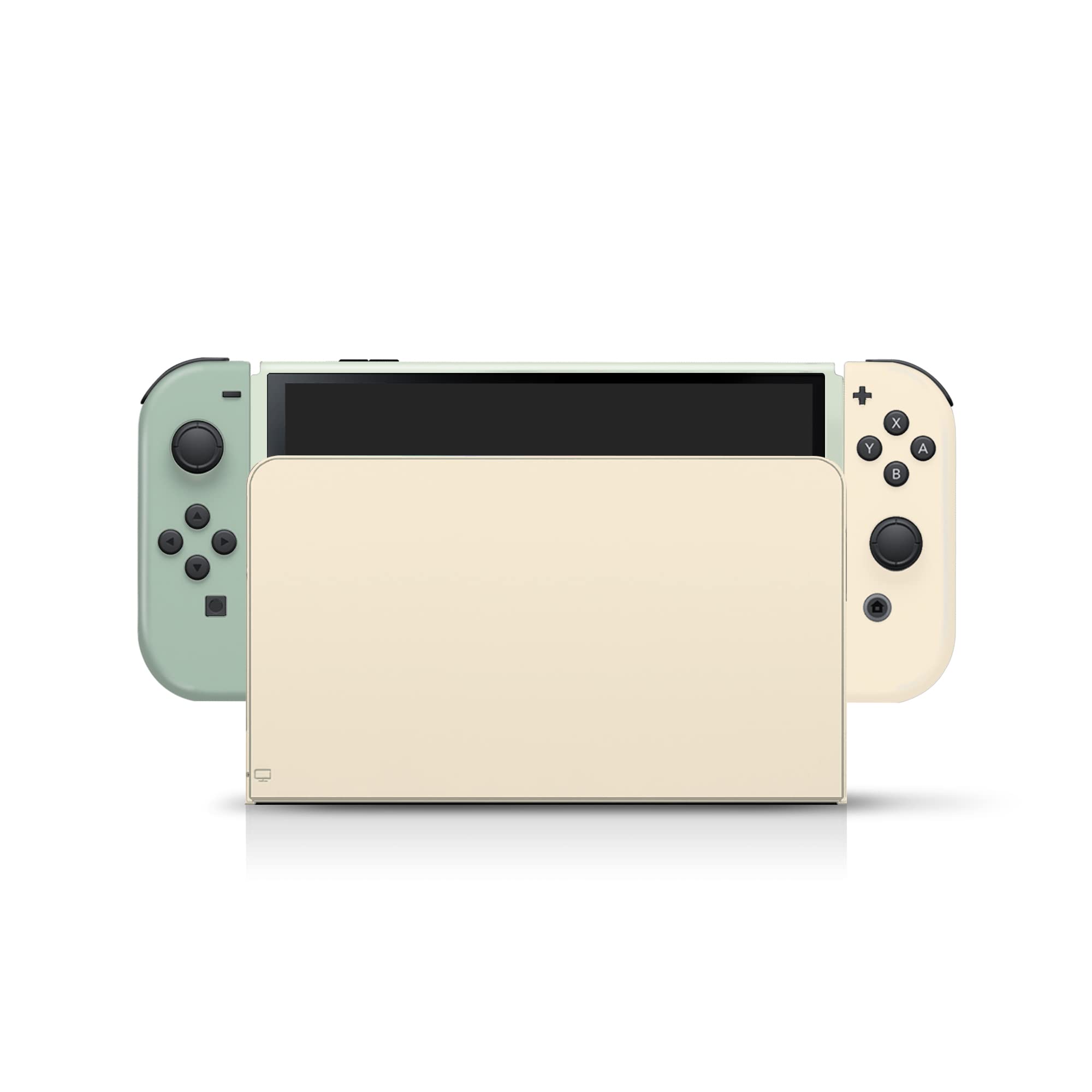 Tacky Design Classic Pastel Skin Compatible with Nintendo Switch OLED Skin -Vinyl 3M Colorwave Stickers Set - Compatible with Nintendo Switch OLED Skin Joy Con, Console, Dock Wrap - Decal Full Wrap