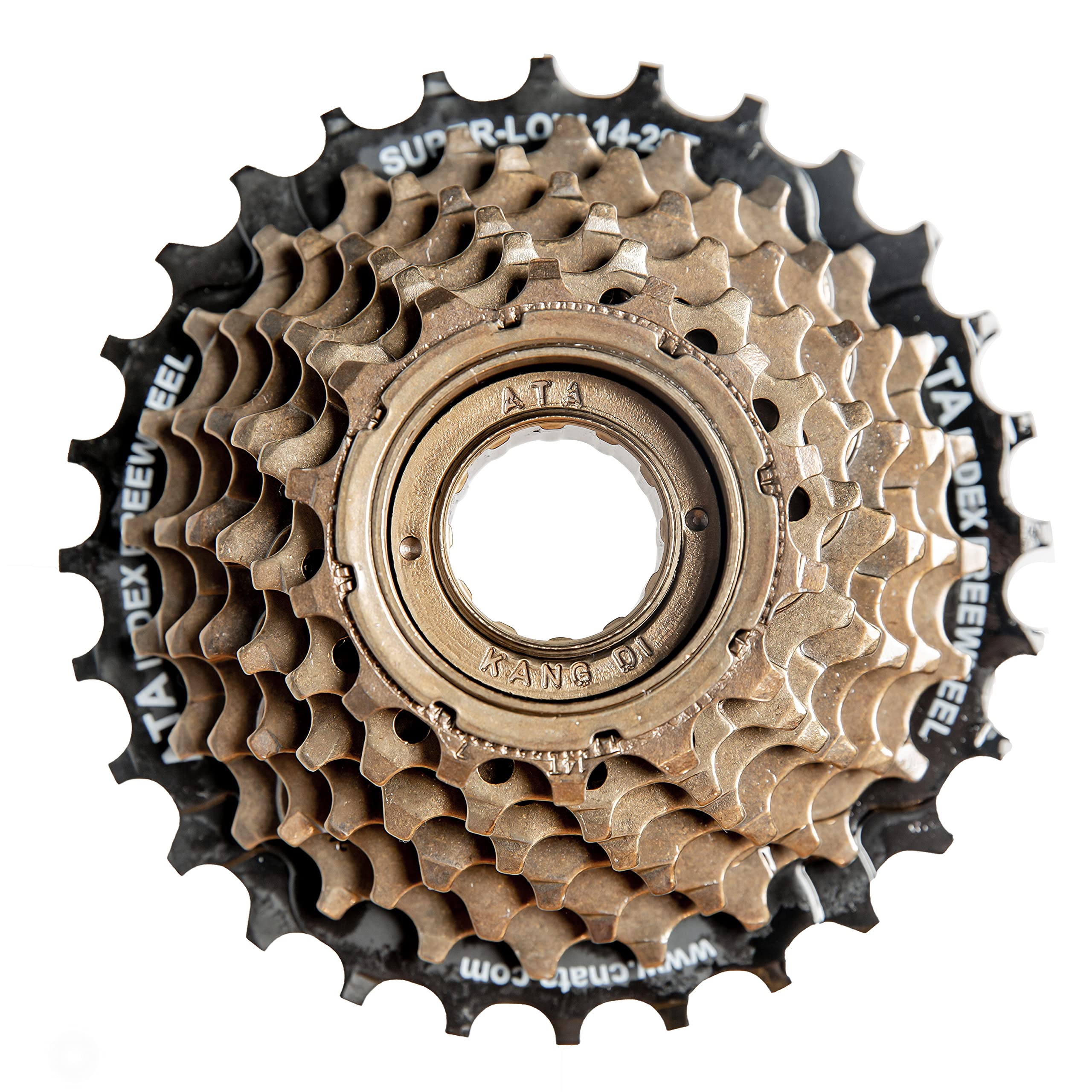 ZUKKA Bike Freewheel,7 Speed Multiple Bicycle Freewheel,14-28 Teeth Replacement Cycling Accessories