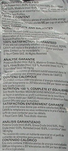 Royal Canin Medium Weight Care Adult Dry Dog Food for Medium Breeds, 6 lb bag