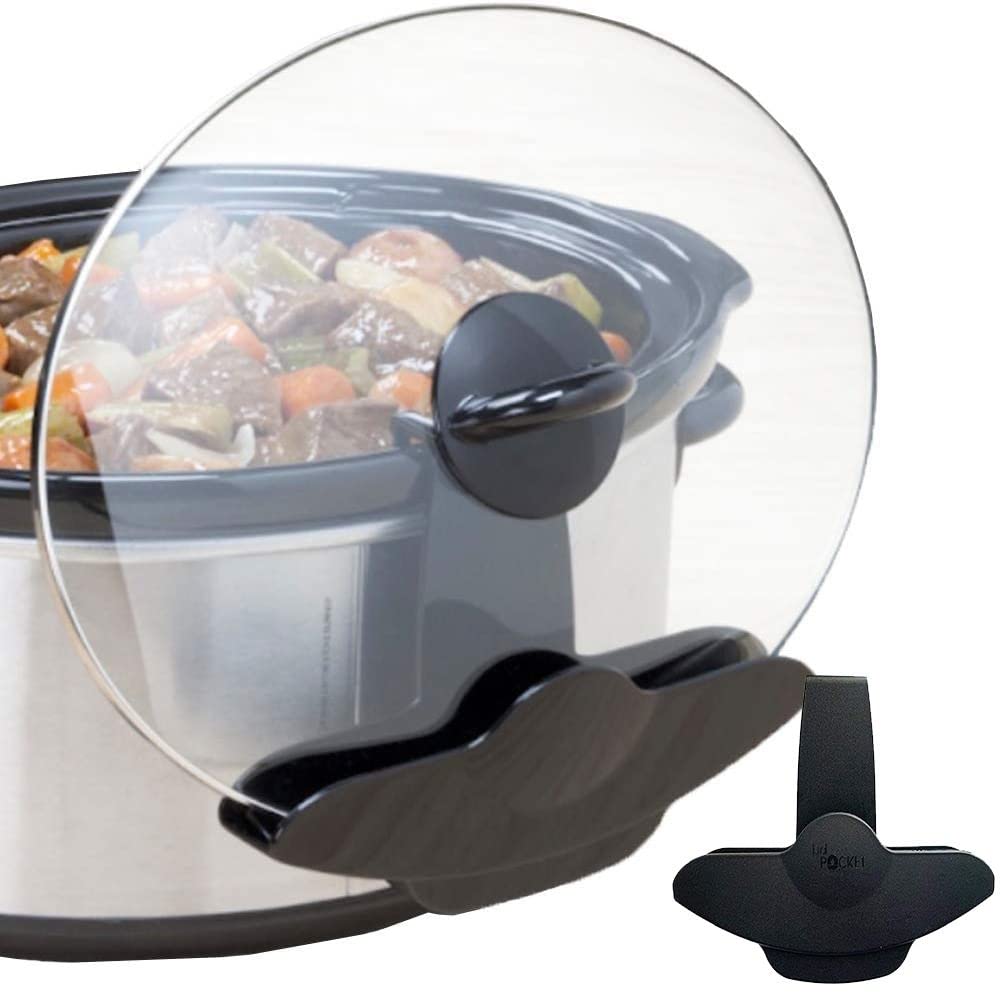 Reusable Lid Pocket Slow Cooker Lid Holder, for Crock-Pot 7-Quart - Microwave Safe Cooking Accessories