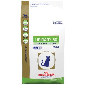 Royal Canin Veterinary Diet Urinary SO Moderate Calorie Dry Cat Food 3.3-lb bag
