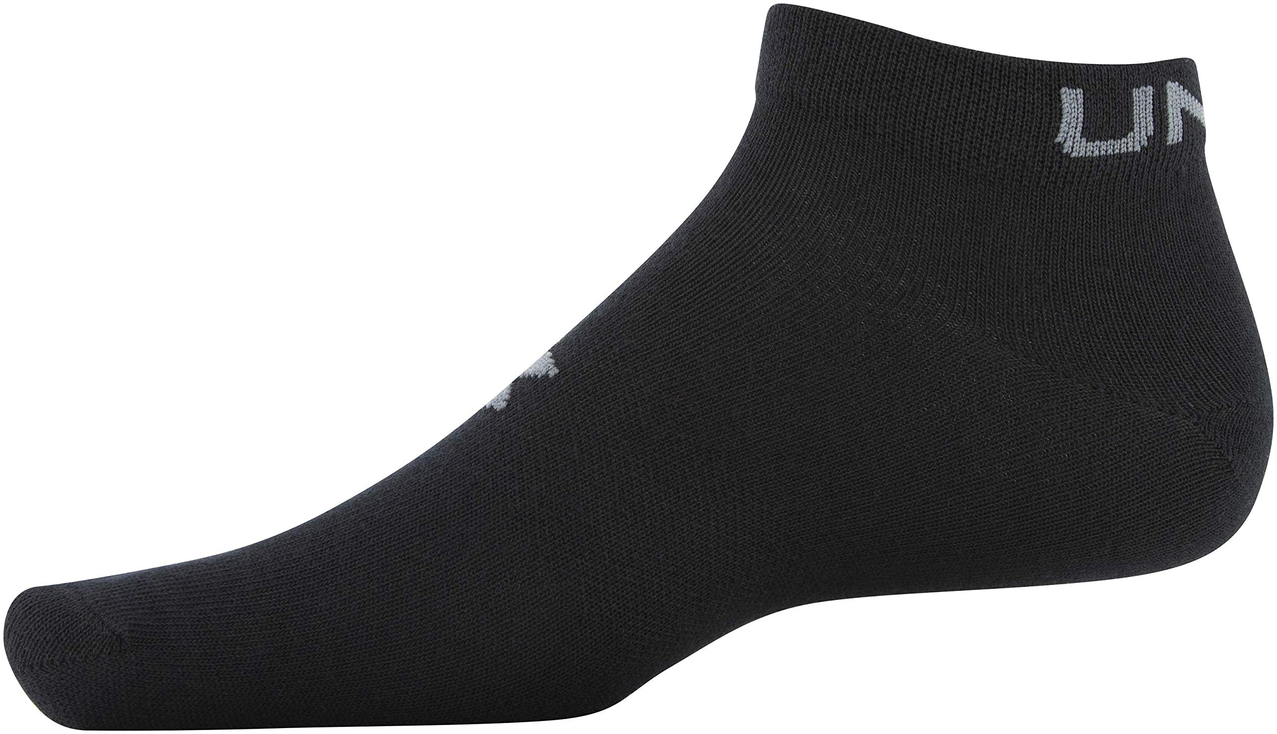 Under Armour Men's Essential Lite Low Cut Socks, 6-Pairs , Black , Large