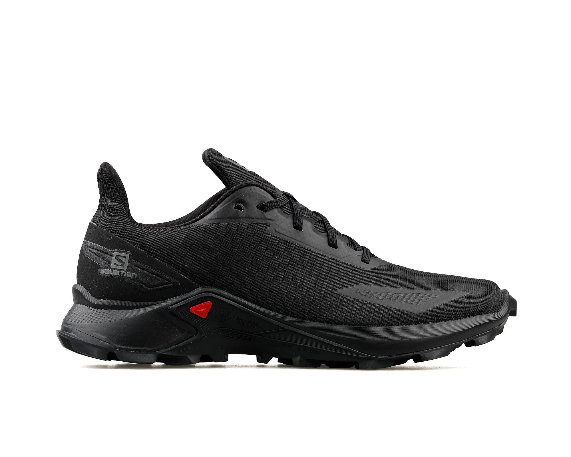 Salomon ALPHACROSS Blast Trail Running Shoes for Men Sneaker, Black/Black/Black, 8