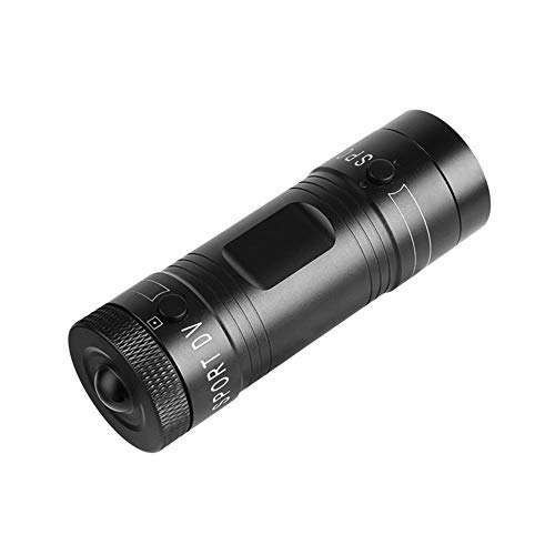 Sport Action DV Camera, Mini Portable Full HD 1080P 720P Audio Camera with Mic, IPX-4 Waterproof Bike Car Camera for Outdoor Sports (Black)