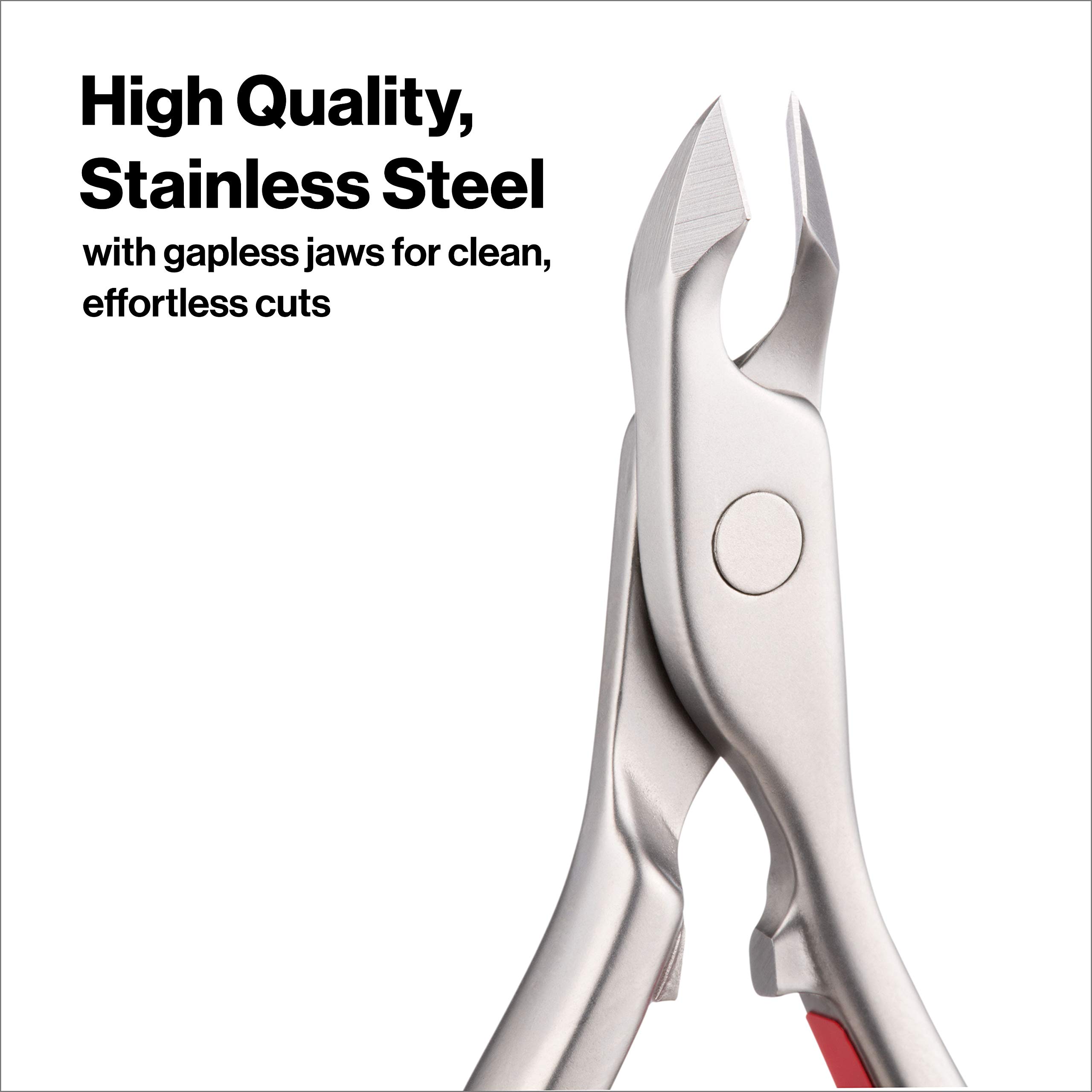 Revlon Cuticle Trimmer, Salon Professional Cuticle Remover Tool, Nail Care, Ultra Sharp High Precision Blade, Stainless Steel (Pack of 1)