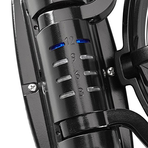 SEEKR Sirocco II™ Fan from by Caframo. 12V/24V Auto-Sensing DC, Omnidirectional Low-Power Draw Fan for Boats and RVs. Hardwire Installation Required. Made in Canada. Black.